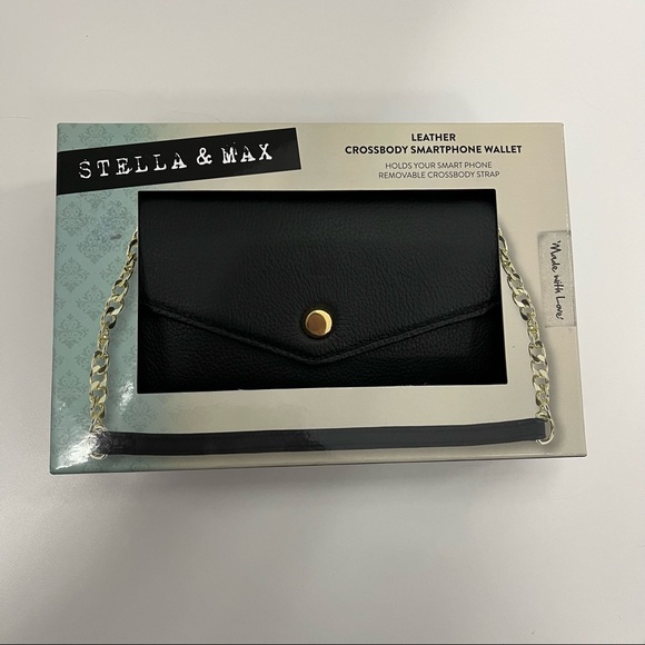Stella & Max | Bags | Stellamax Leather Crossbody Smartphone Wallet ...